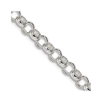 925 Sterling Silver Polished 3.0mm Belcher Light Chain Necklace 16 Inch ...