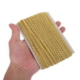 ETHZZLE Golden Polyester Gimp Braid Trim with Unique Sshaped Design for ...
