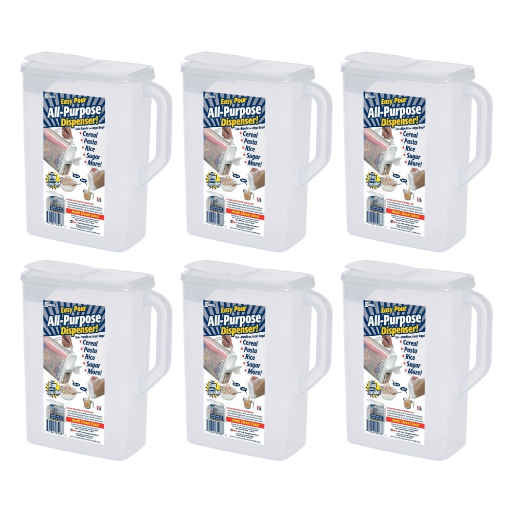 Buddeez All Purpose Dispenser Bag Gripper Container With Handle 8 Quart ...