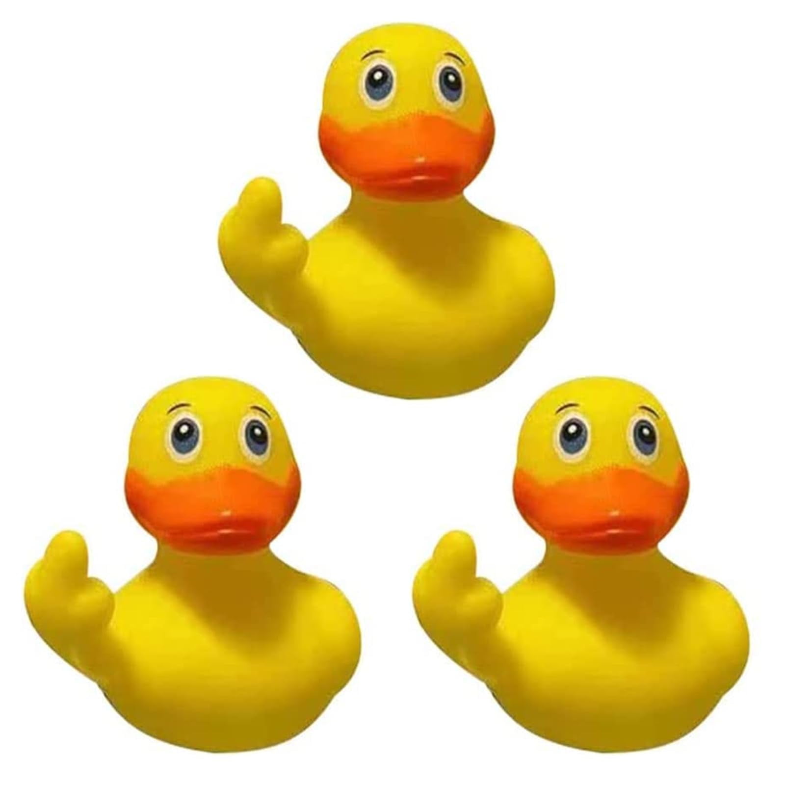 5 piezas de patito de goma para dedos, patitos divertidos de goma, patitos de goma pequeños y ...