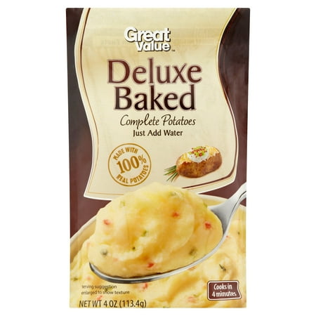 Great Value Deluxe Baked Complete Potatoes, 4 oz - Walmart.com