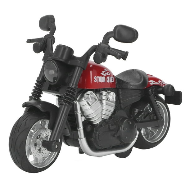 Pull Back Motorcycle Toy, Beautiful Appearance Alloy Sound Motorcycle ...