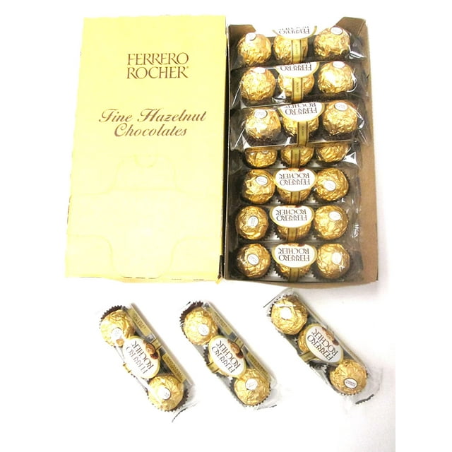 Tj 10 - Ferrero Rocher Fine Hazelnut Chocolates Contains 12 Packs, 3 ...