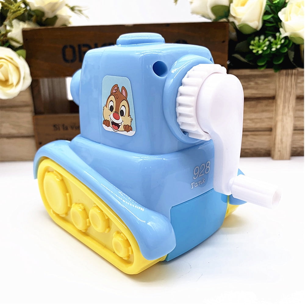 Tank Pencil Sharpeners for Kids Blue Pencil Sharpener for Colored ...