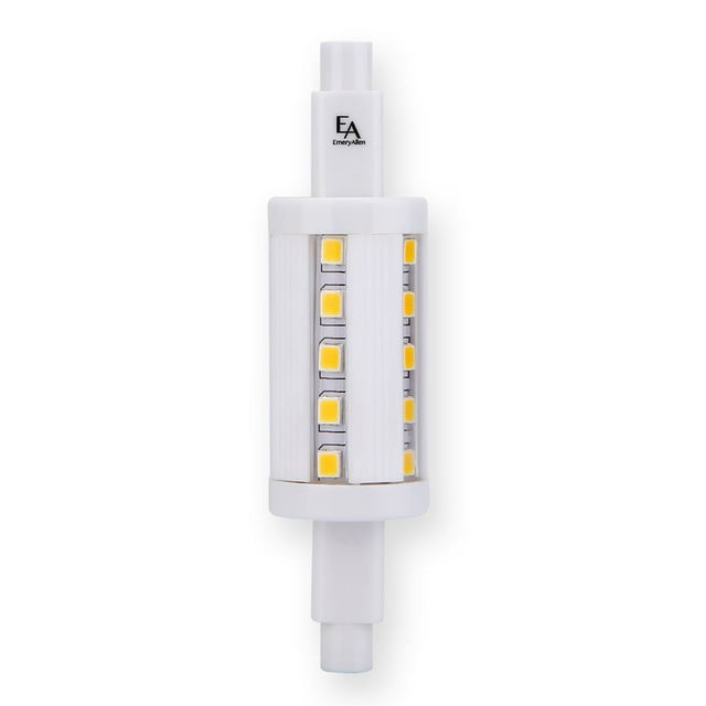 Emery Allen 5 Watt R7S Miniature LED Bulb - 2700K - 550 Lumens - 120V ...