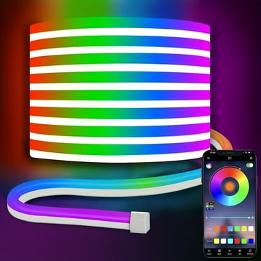 Led Neon Rope Light 12V LED Strip Lights Waterproof Silicone Rope Light ...