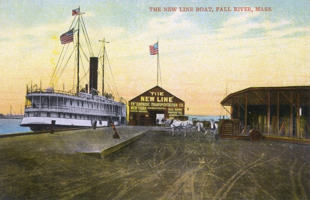 Steamer Of The Fall River Line Massachusetts Usa Poster Print By Mary ...