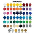 Oracal 651 Permanent Self-Adhesive Premium Craft Sticker Vinyl 12" x ...