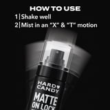 Hard Candy Matte On Lock Setting Spray, Alcohol-Free, 16 Hour Hold ...
