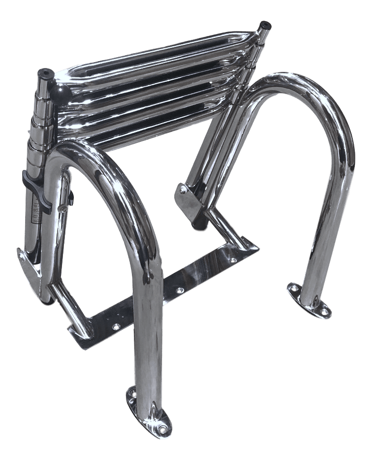 Buy Pactrade Marine Boat SS304 Telescoping 4 Step Inboard Swimming Pool ...