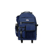 Transworld 738131-BLU Roll-Away Deluxe Rolling Backpack- Royal Blue ...