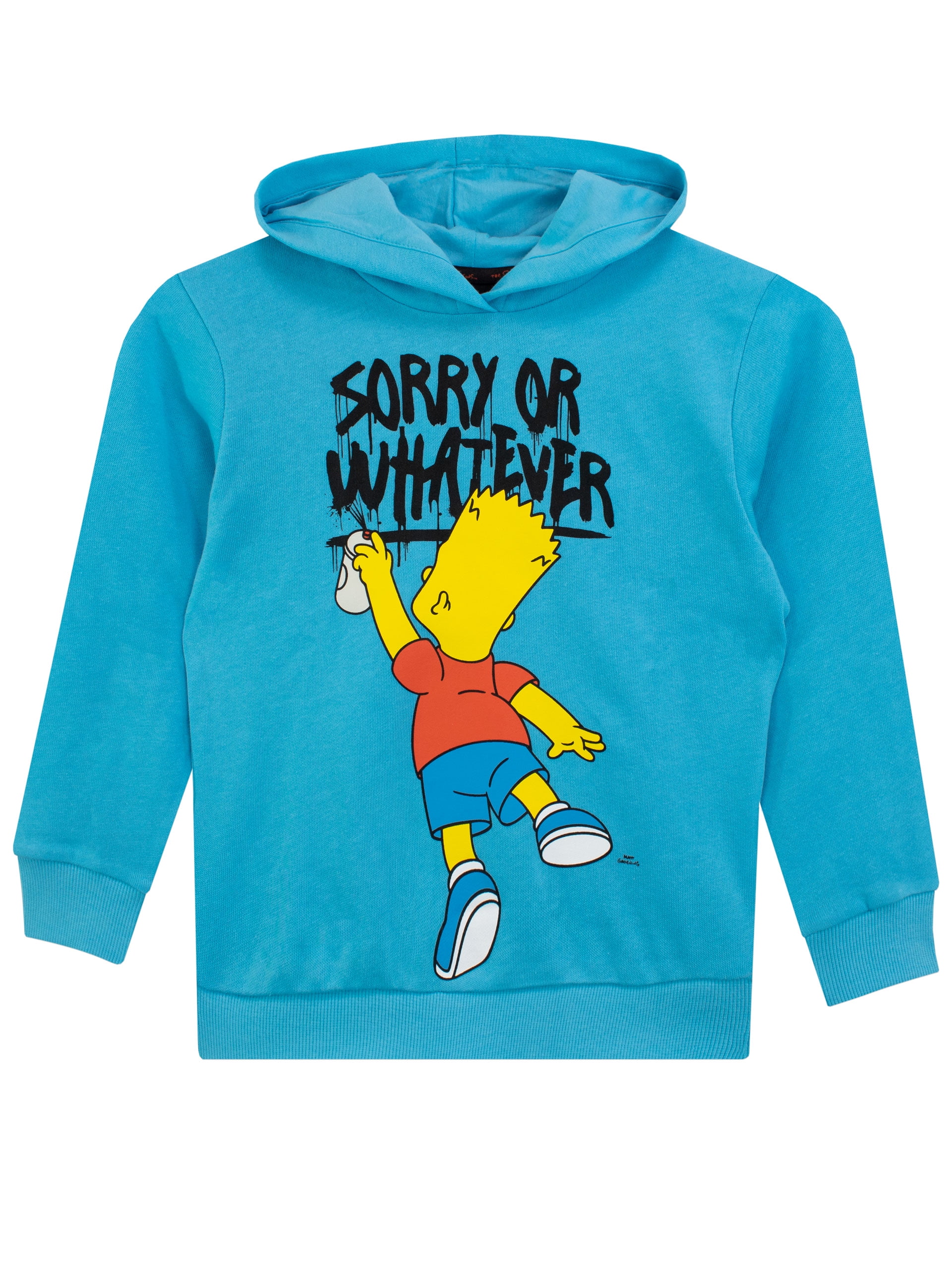 The simpsons Boys Bart Simpson Hoodie Sizes 6-14 - Walmart.com