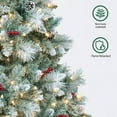 OasisCraft 9ft Fir Artificial Christmas Tree, Prelit with 750 Warm ...