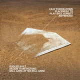 Athletic Works Throw Down Baseball Base Set, White Rubber, Lightweight ...