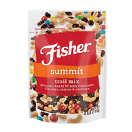 Fisher Snack Indulgent Trail Mix, 38 Ounces, Peanuts, Milk Chocolate ...