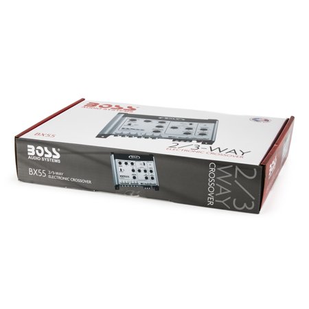 BOSS Audio Systems BX55 Pre-Amp Electronic Car Crossover – 2-3 Way ...