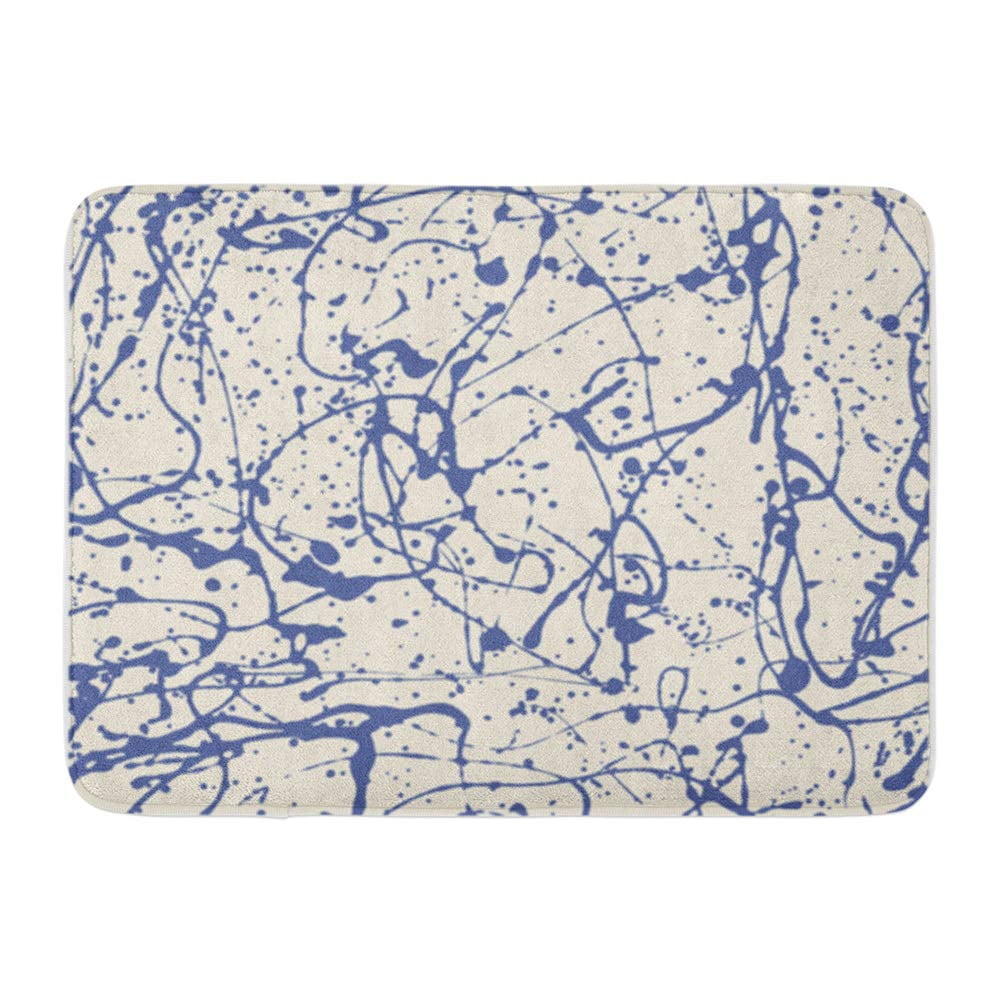 SIDONKU Blue Pattern Abstract Expressionism of Drip Painting Colorful ...