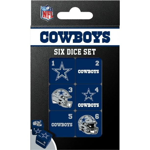 MasterPieces Officially Licensed NFL Dallas Cowboys - 6 Piece D6 Gaming ...
