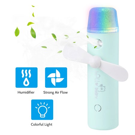Fan Mister Small Handheld Fan Portable Mini Fan Humidifier USB ...