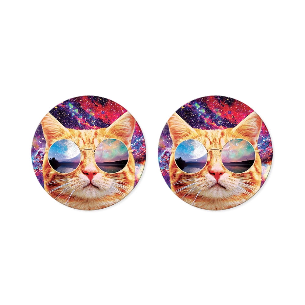 FINCIBO Round Screen Cleaner (5cm) Microfiber Sticker with Design for ...