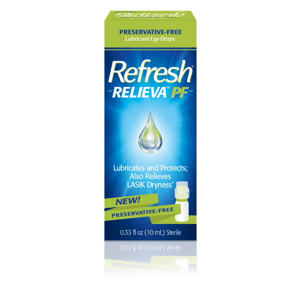 Refresh Relieva Pf Artificial Tears, 0.33 fl. Oz. - Walmart.com ...