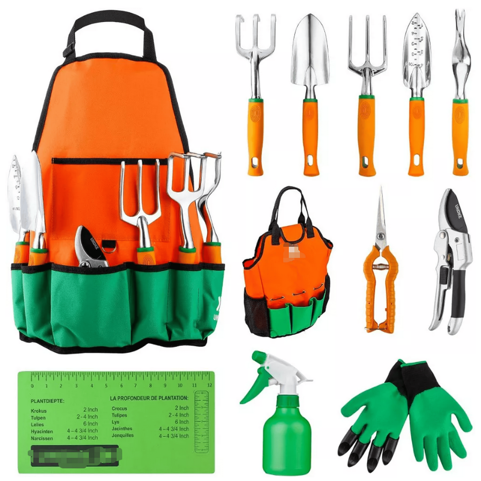 Click here for Drhace-This 12-Piece Gardening Tool Set Includes A... prices