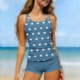 Cethrio Girls Tankini Swimsuits with Built in Bras, 2 Piece Quick ...