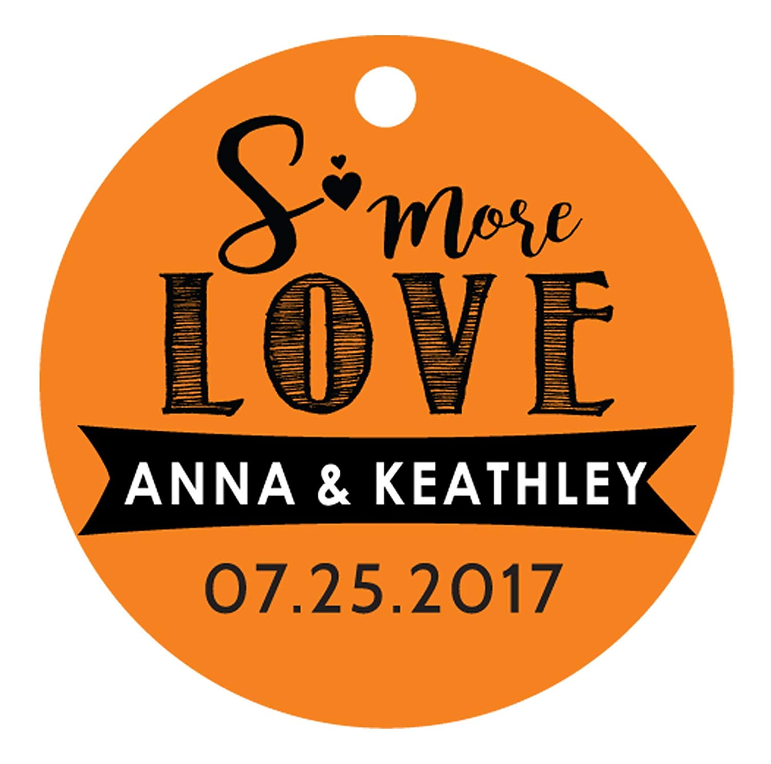 100 PCS More Love Personalized Wedding Favor Gift Paper Tags Custom ...