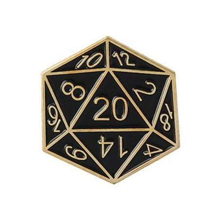 D20 Polyhedral Dice Pin - Dungeons & Dragons Brooch | Walmart Canada