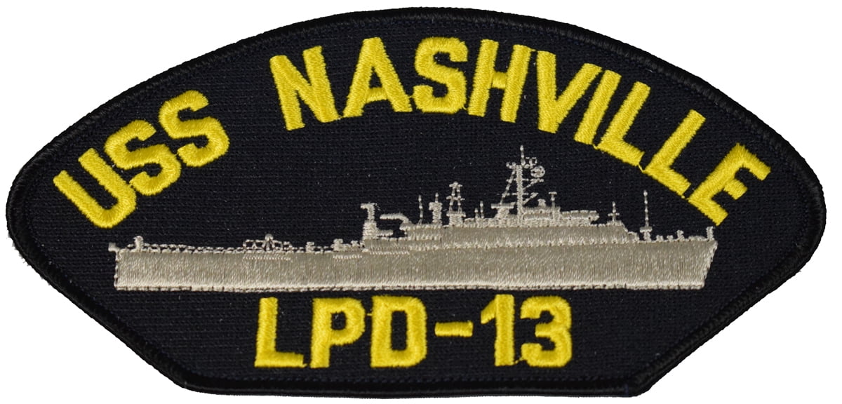 USS NASHVILLE LPD-13 SHIP PATCH - GREAT COLOR - Veteran Owned Business ...