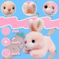 Easter Bunny Pink Rabbit Bunny Stuffed Animal, Rabbit Plush Toys, Soft ...
