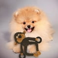 NGHnuifg Dog Squeak Toy Cartoon Monkey Sound Toy Stuffed Animal Biting ...