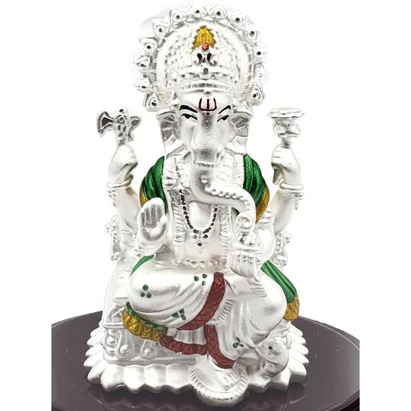 Click here for Balaji 999 Pure Silver Ganesh & Lakshmi/Laxmi Idol... prices