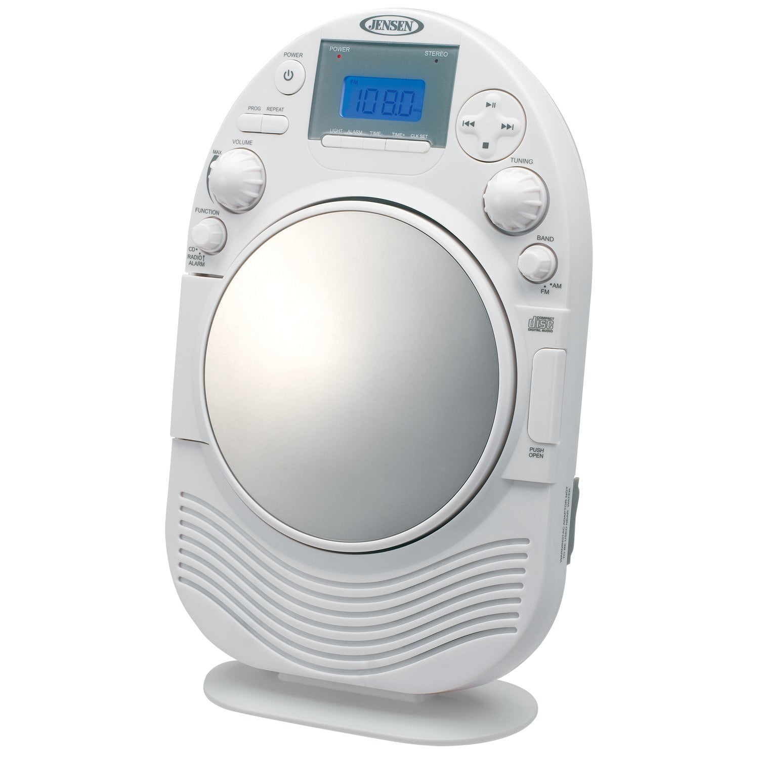 Jensen Vertical Loading Cd Player And Digital Am Fm Splash Resistant