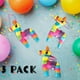 Mini Donkey Pinata Set - 3 Pack 4"x7" for Fiesta Party Decorations and ...