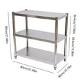 DENEST 3 Tiers Kitchen Shelf Shelving Rack Restaurant Shelves Rack ...