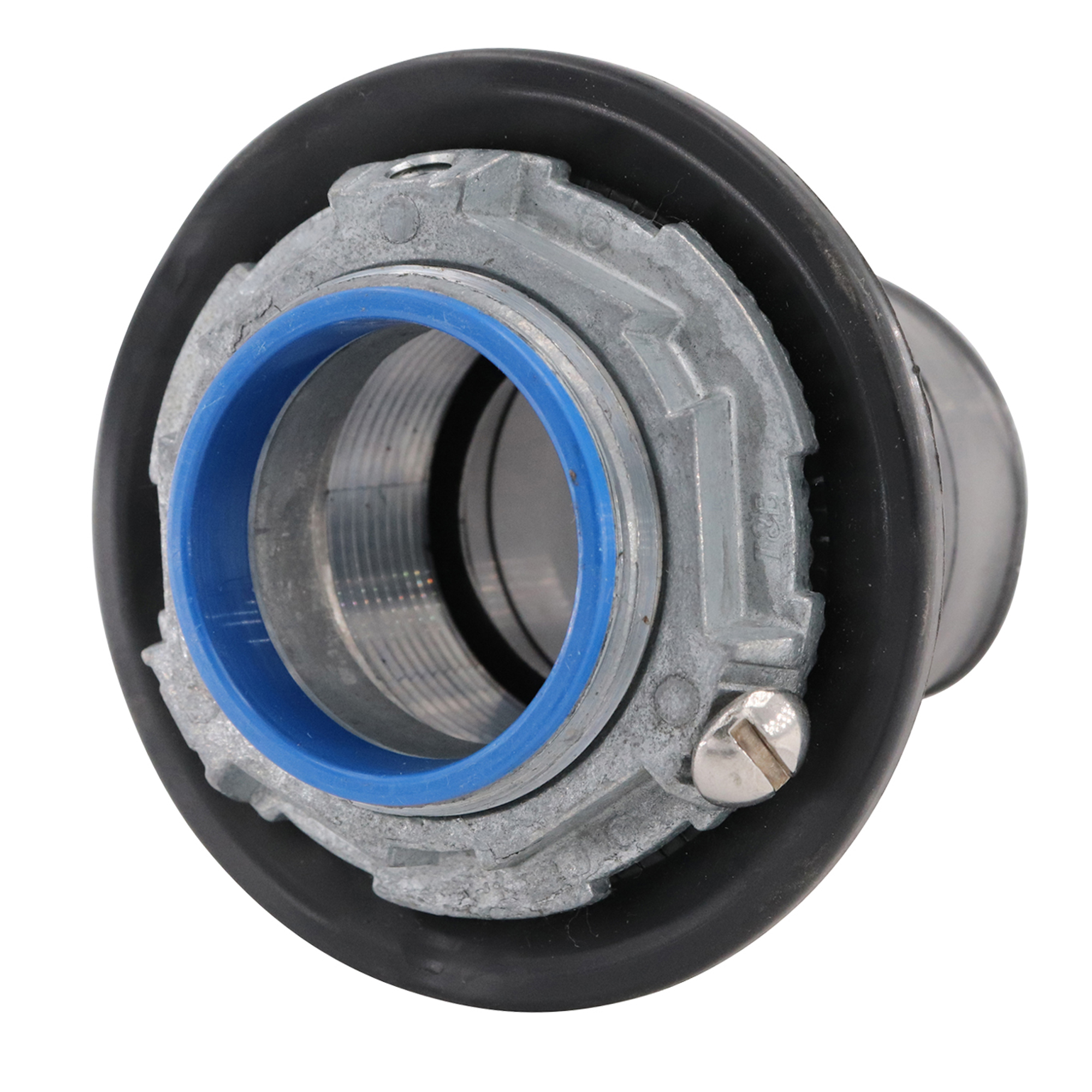 Thomas & Betts STG5-G Ocal PVC Coated Zinc Grounded Hub Connector, 1-1/ ...