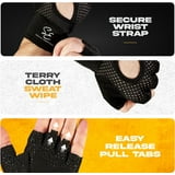Special Essentials Weightlifting Gloves, Fingerless Gym Gloves ...