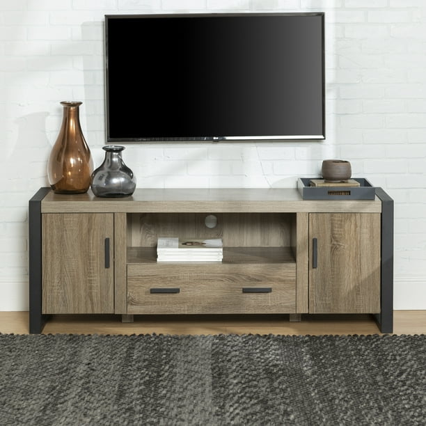 Carson TV Stand by River Street Designs for TVs up to 70", Driftwood ...