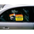 Private Parking Violation Warning Stickers, Pack of 50, 6"X9", Yellow ...