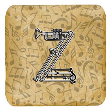 Letter M Musical Instrument Alphabet Foam Coasters, Set Of 4 - Walmart.com