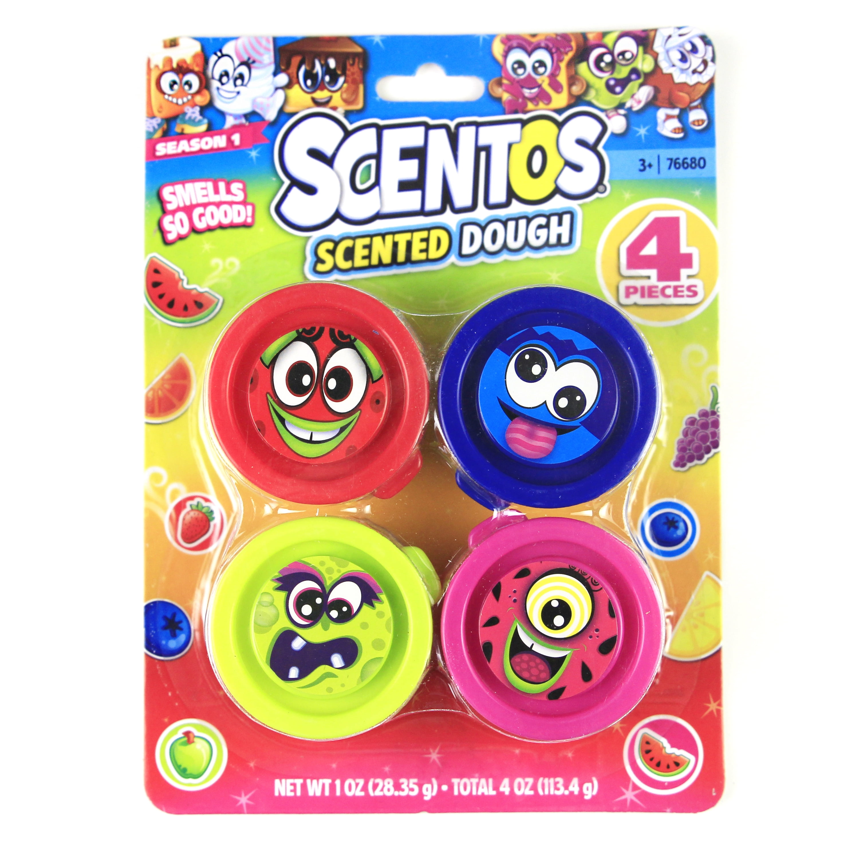 Scentos 4 Pack Scented Dough - Party Favors - Birthday - Ages 3 ...