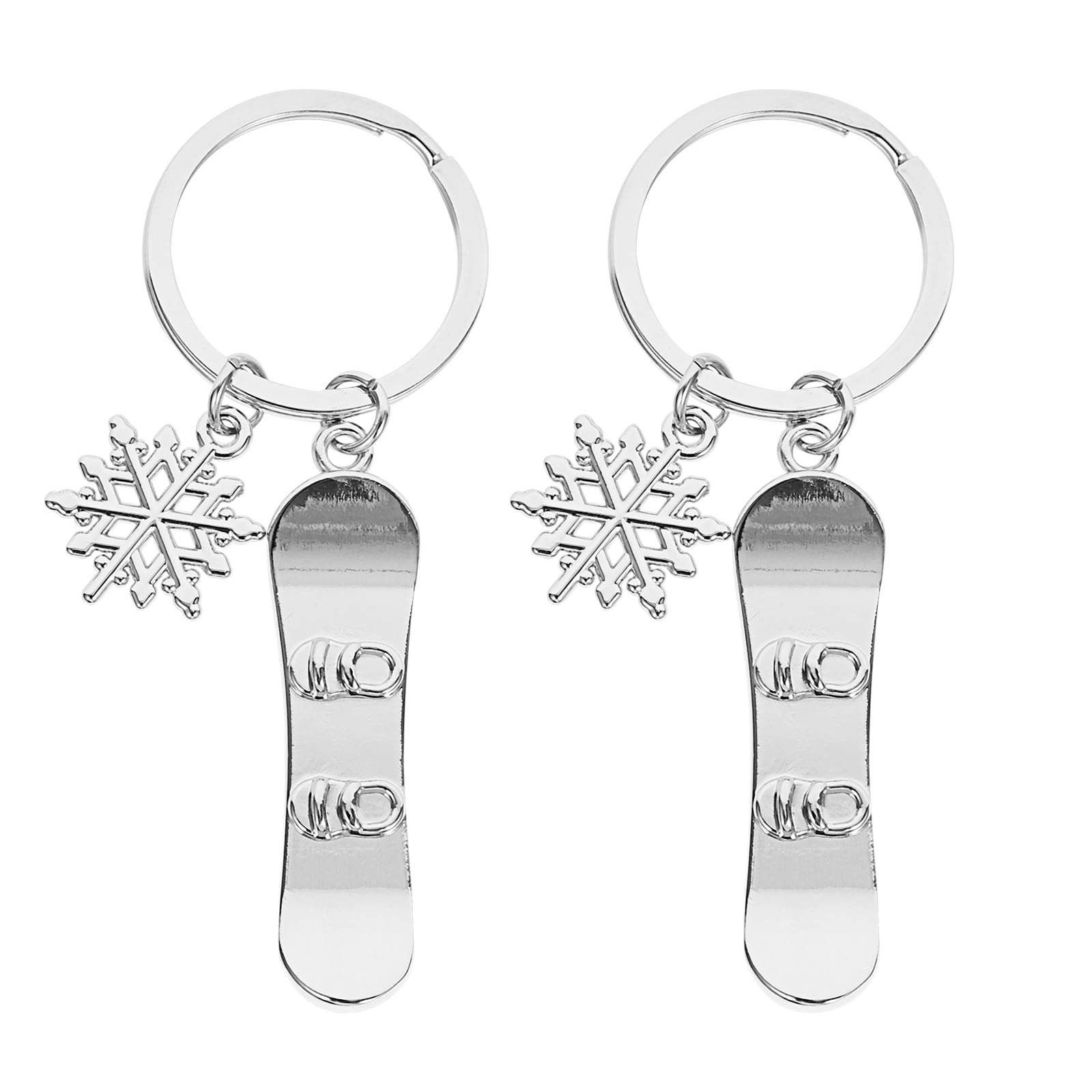 Click here for Cimaxic 2 Pcs Snowboards Keyrings Key Pendants Sno... prices
