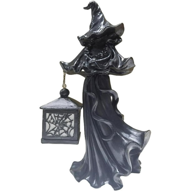 Witch Lantern Ornament, Faceless Ghost Sculpture Halloween Decorations ...