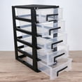 Multifunctional Five Layer Bedroom Storage Cabinet Small Plastic