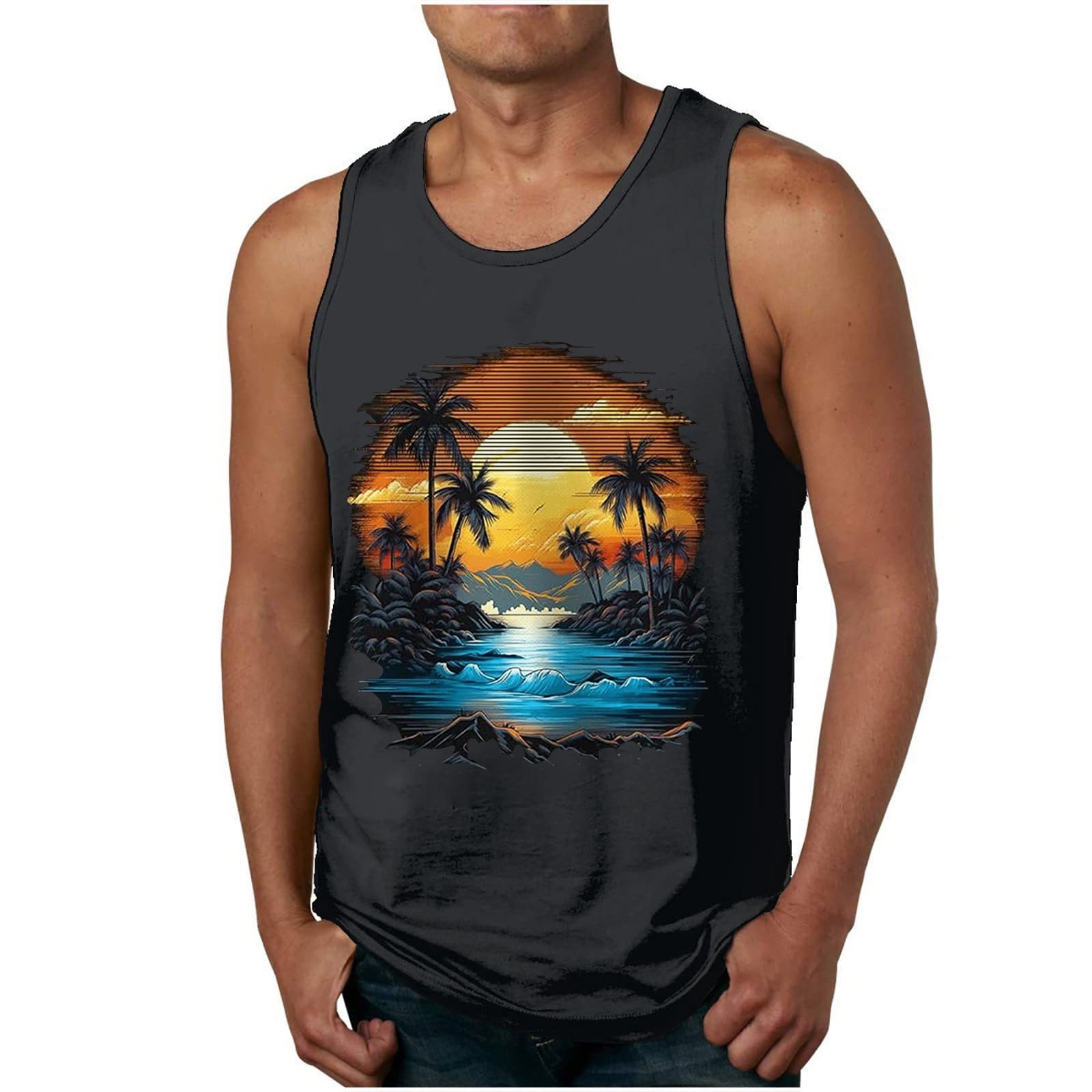 Click here for Ediodpoh Mens Tank Tops Summer Sleeveless Casual G... prices