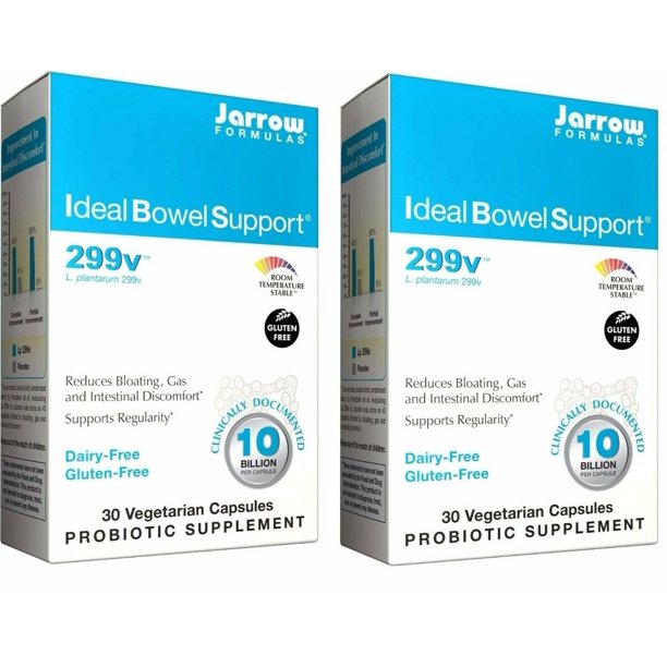 Jarrow Formulas - Ideal Bowel Support Probiotic, 30 Capsules - 2 Packs ...