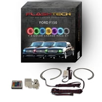 Flashtech RGB Angel Eye LED Halo kit with IR Remote for 1997-2003 Ford ...