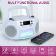 hPlay GC09 Portable Stereo System, Kids Boombox, Bluetooth, AUX, USB ...