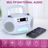hPlay GC09 Portable Stereo System, Kids Boombox, Bluetooth, AUX, USB ...